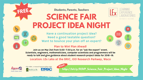 Baylor University Research Science Fair Project Idea Night baylor-university-research-science-fair-project-idea-night