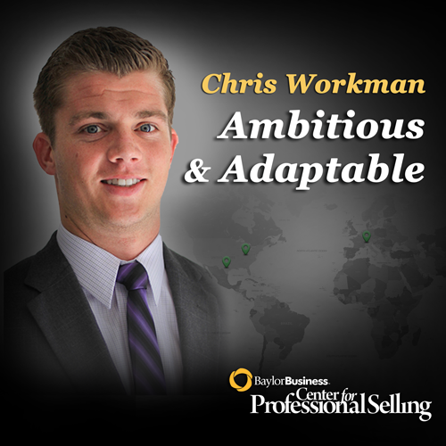 Student Feature – Chris Workman – Baylor ProSales