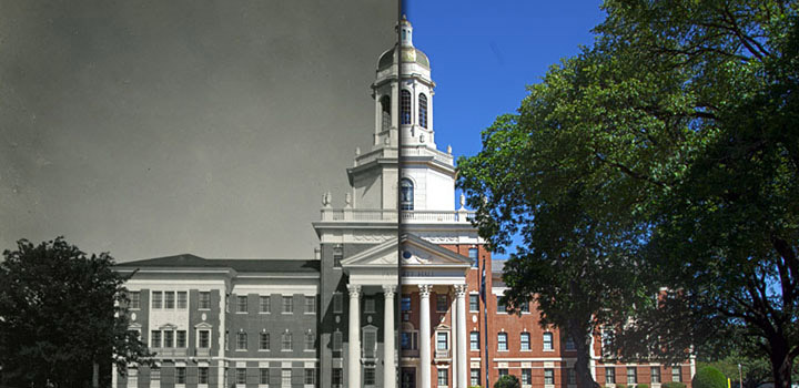 Then & Now | About Baylor | Baylor University