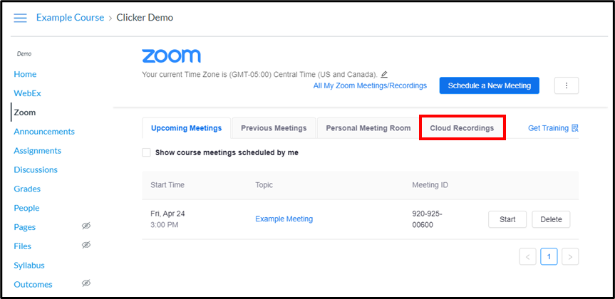 How to access zoom recordings - acamoney
