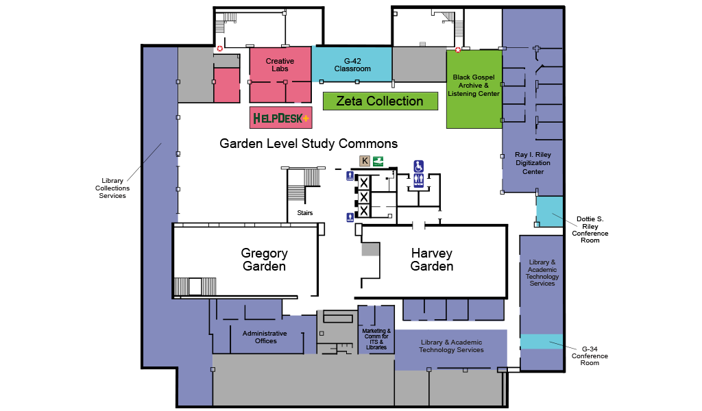 Map and Location Guide - Moody & Jones Libraries | University Libraries ...
