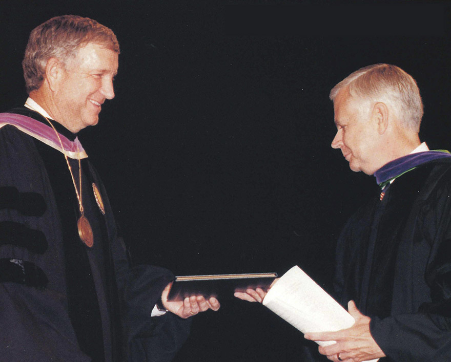 Tom Featherston, the Mills Cox Chair of Law, Recognized by Baylor ...
